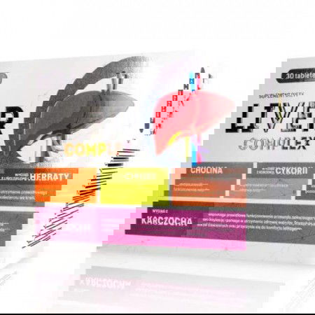 LiverComplex – wspomaganie funkcji wątroby i procesów detoksykacyjnych, 30 tabletek | Apteka ...